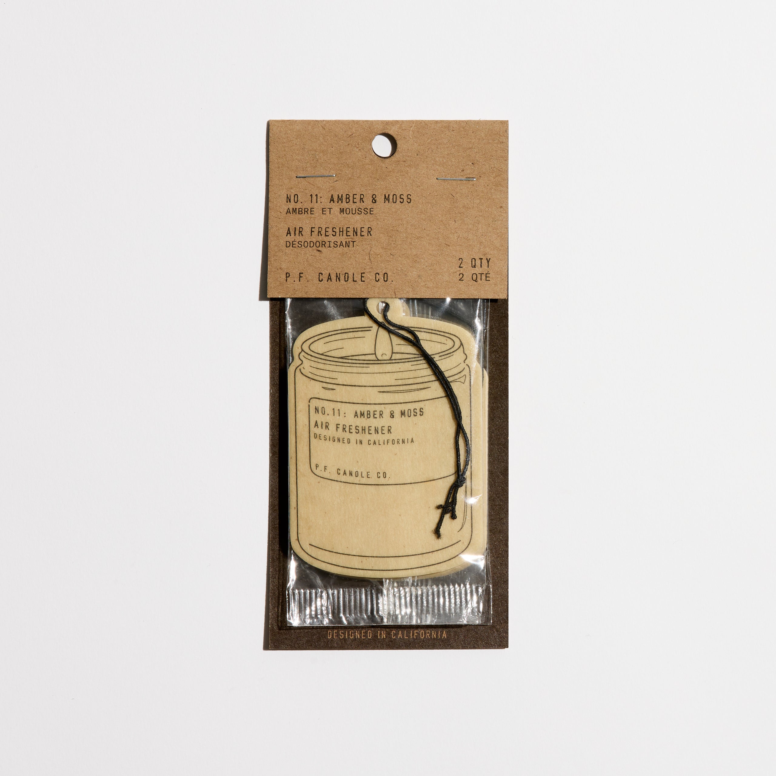 Amber & Moss – Air Freshener 2-Pack – P. F. Candle Co.