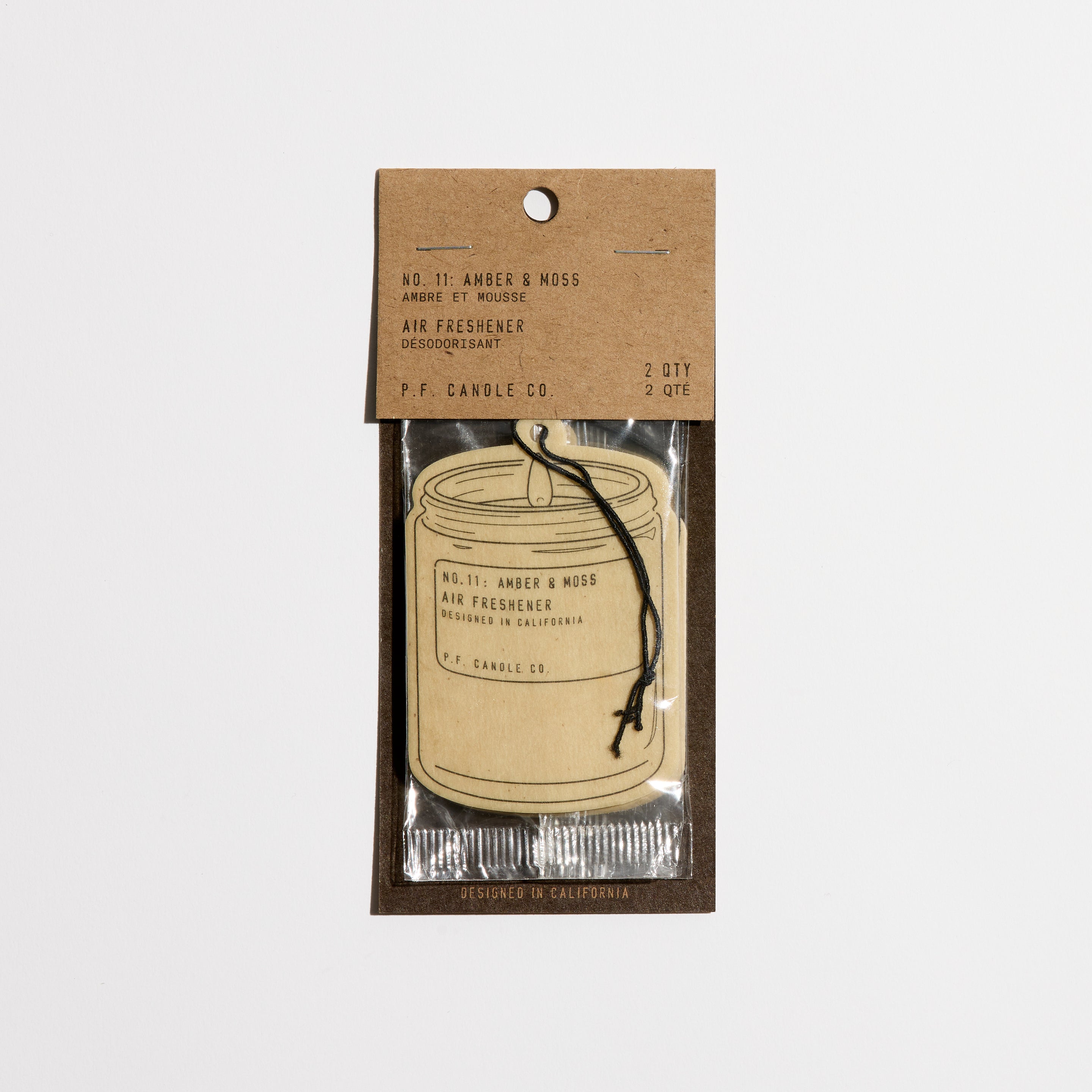 Amber & Moss – Air Freshener 2-Pack – P. F. Candle Co.